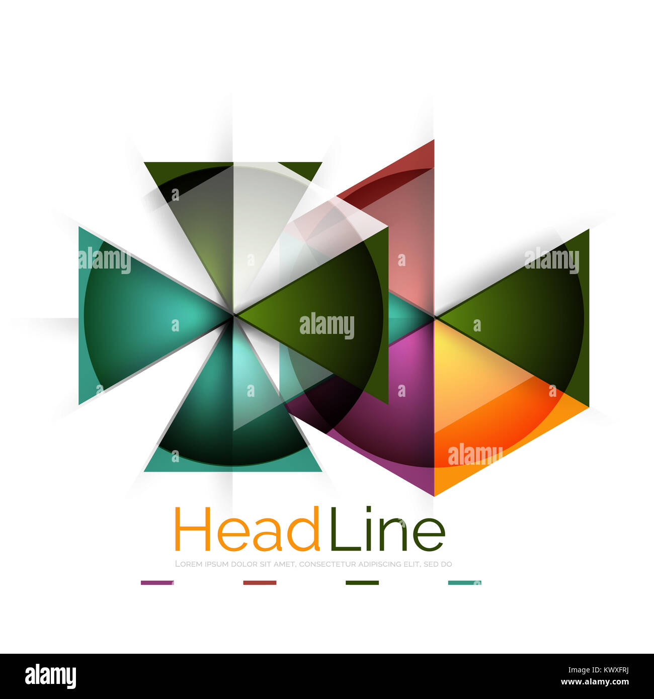 Modern business triangle abstract background Stock Photo - Alamy