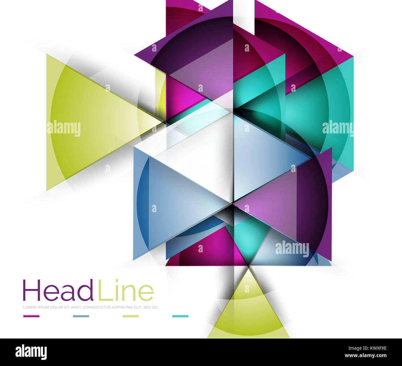 Modern business triangle abstract background Stock Photo - Alamy