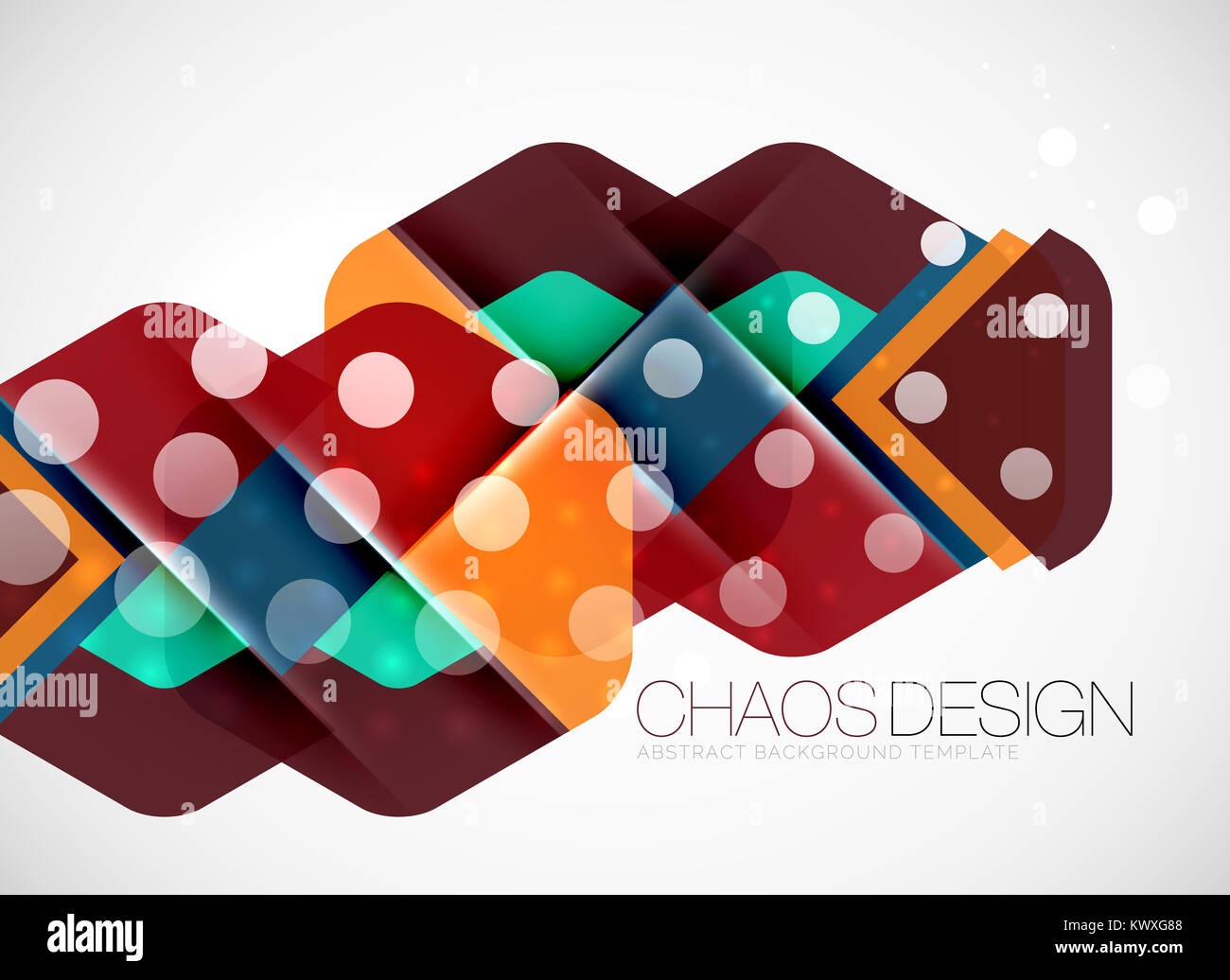 Geometric abstract background, light and shadow effects with ...