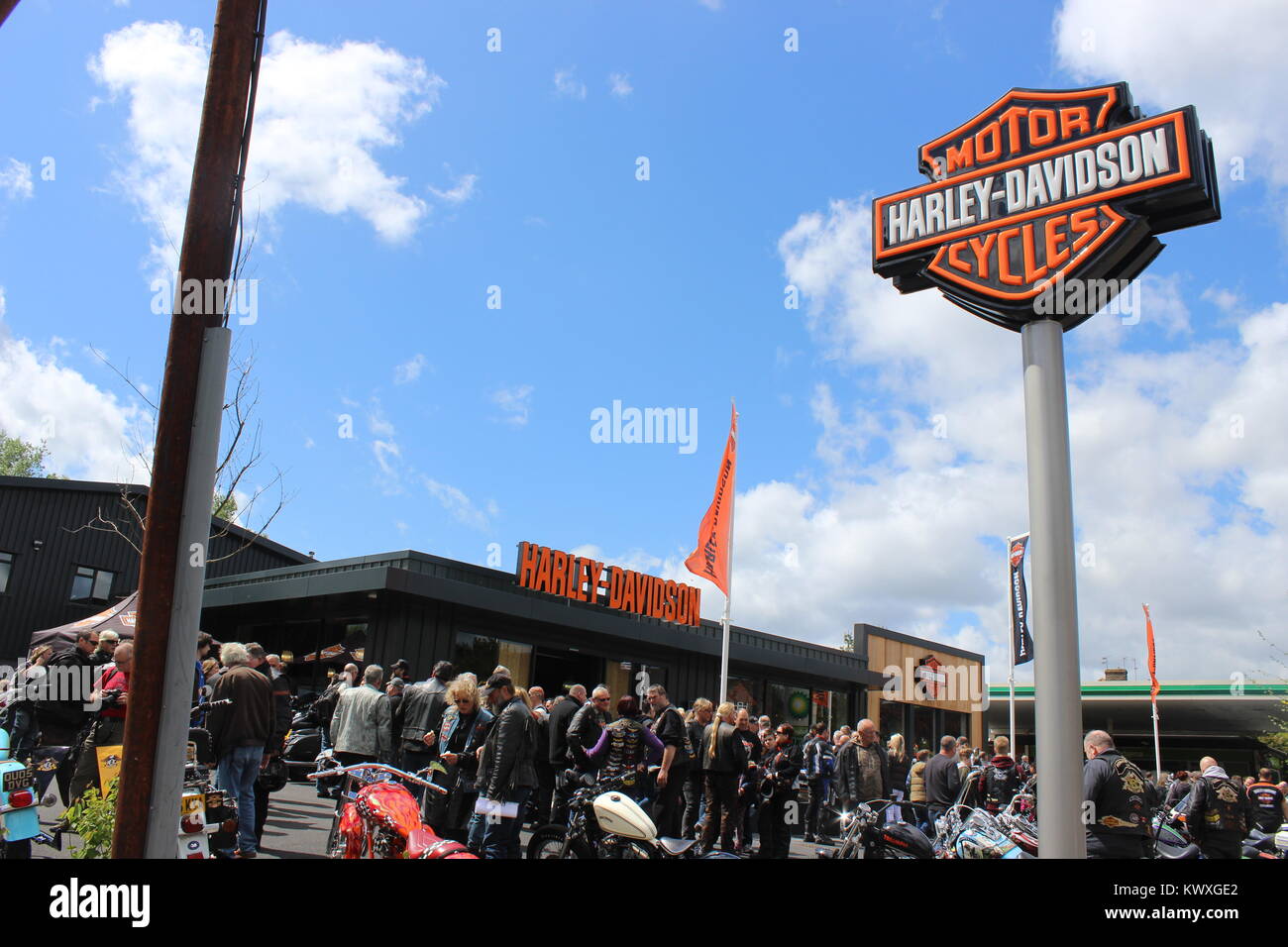 Harley Davidson Open Day - Reading (UK Stock Photo - Alamy