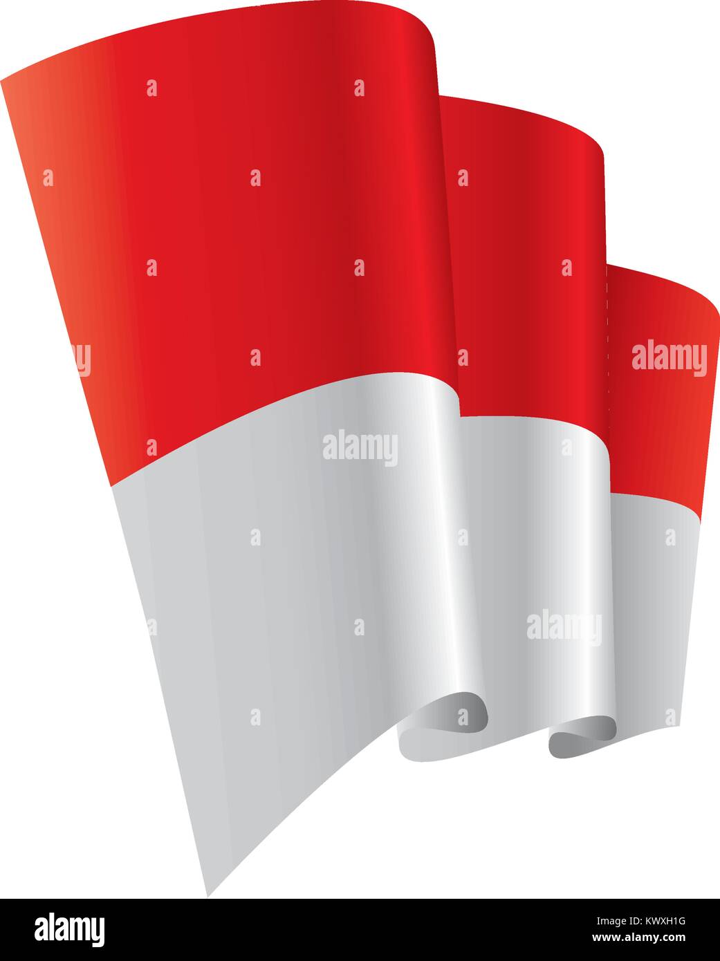 Indonesia flag, vector illustration Stock Vector Image & Art - Alamy
