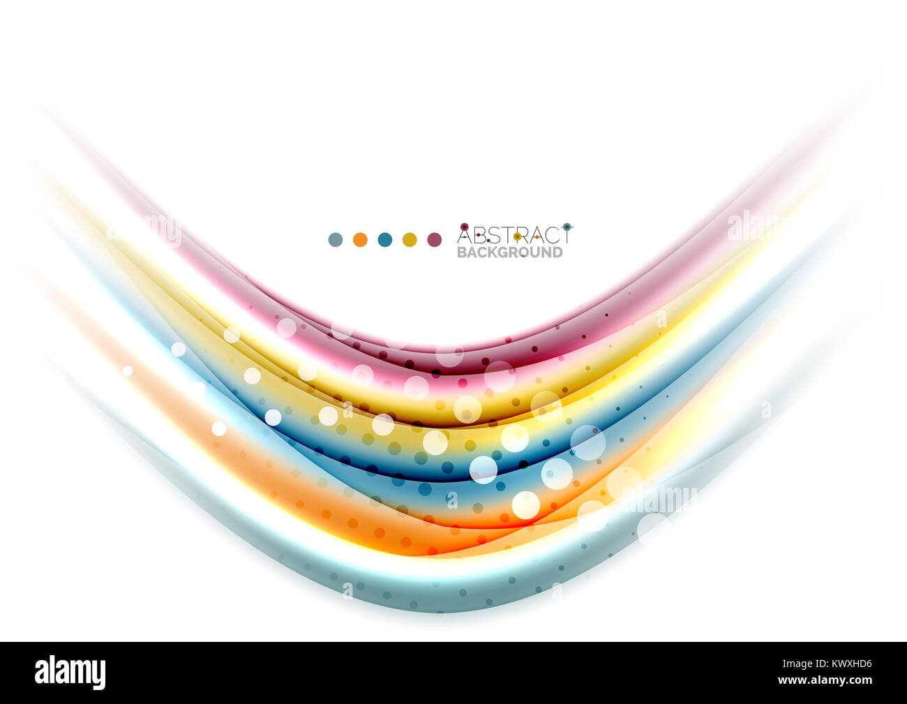 Abstract wave on white, background template Stock Photo - Alamy