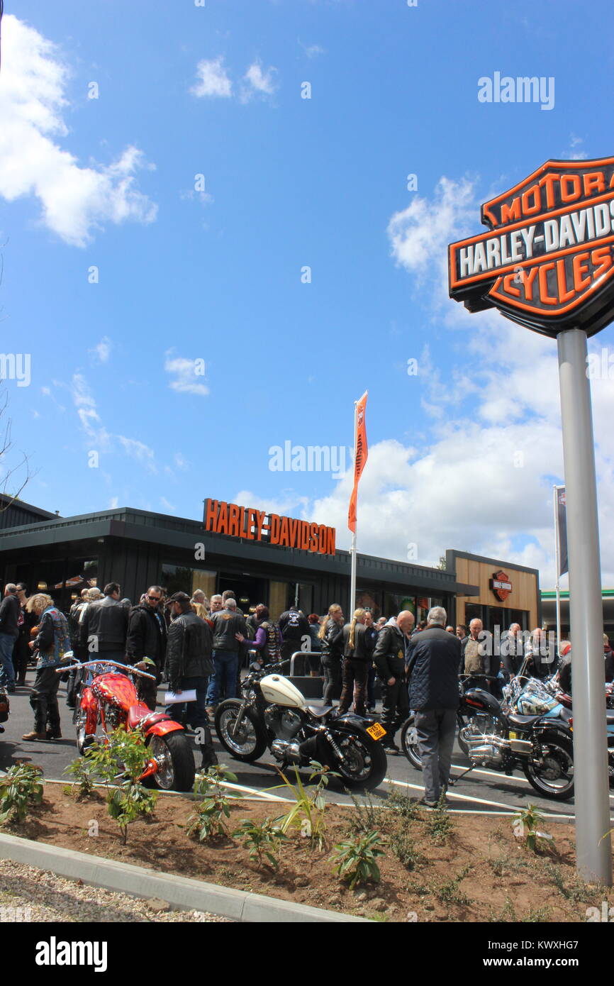 Harley Davidson Open Day - Reading (UK Stock Photo - Alamy
