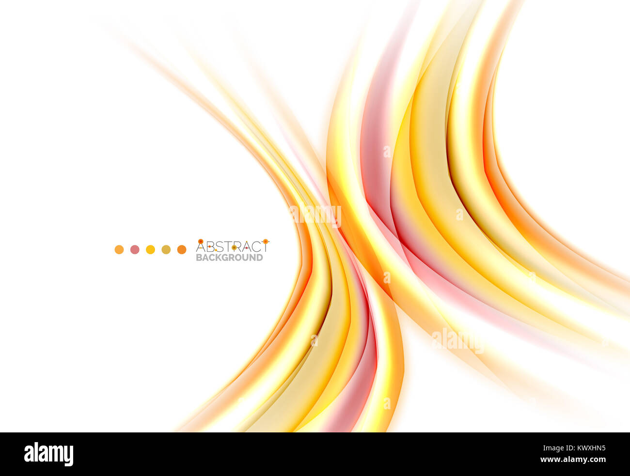 Abstract wave on white, background template Stock Photo - Alamy