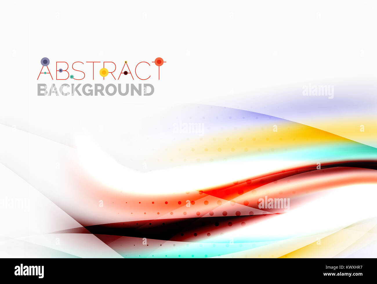 Smooth lines, abstract background template Stock Photo - Alamy