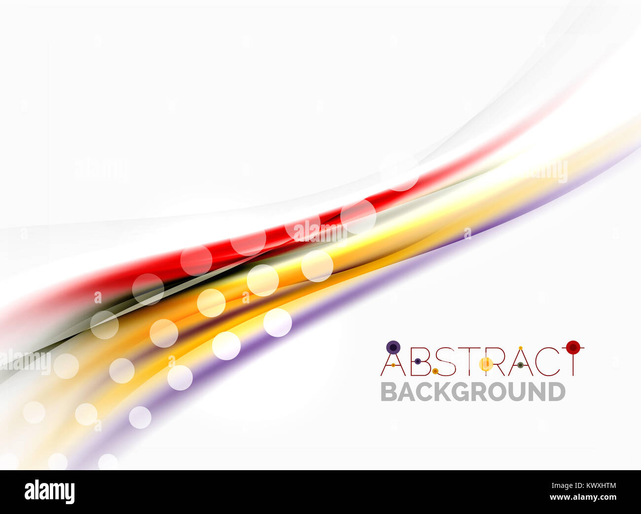 Smooth lines, abstract background template Stock Photo - Alamy