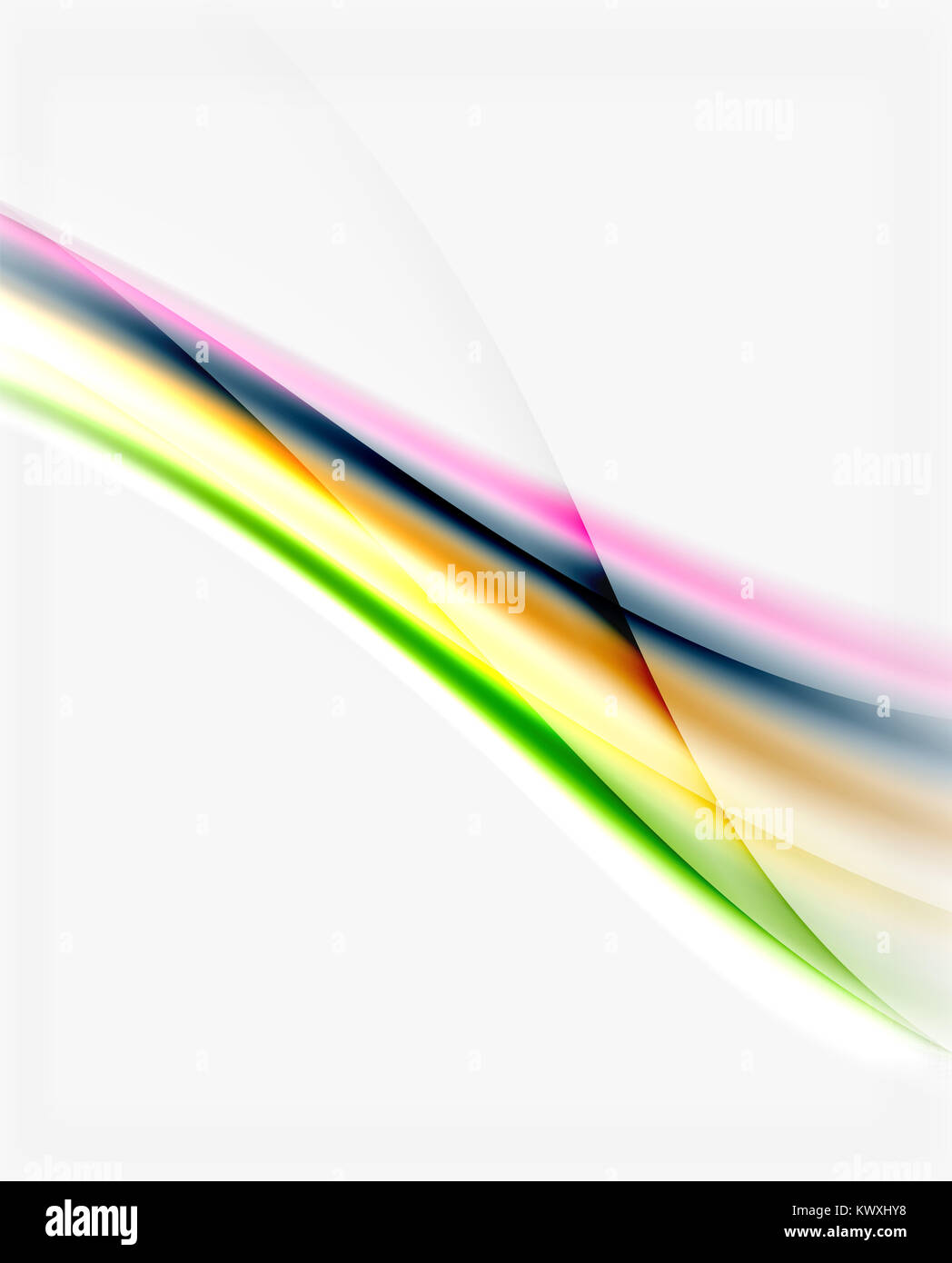 shiny blurred line waves Stock Photo - Alamy