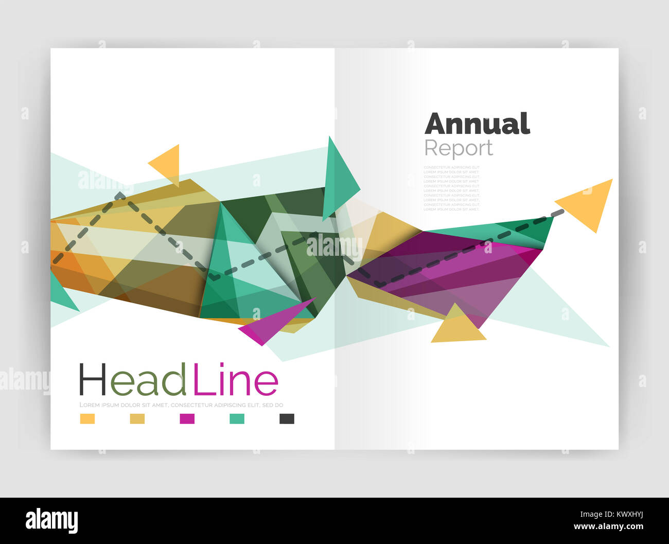 Triangle abstract background. illustration Stock Photo - Alamy