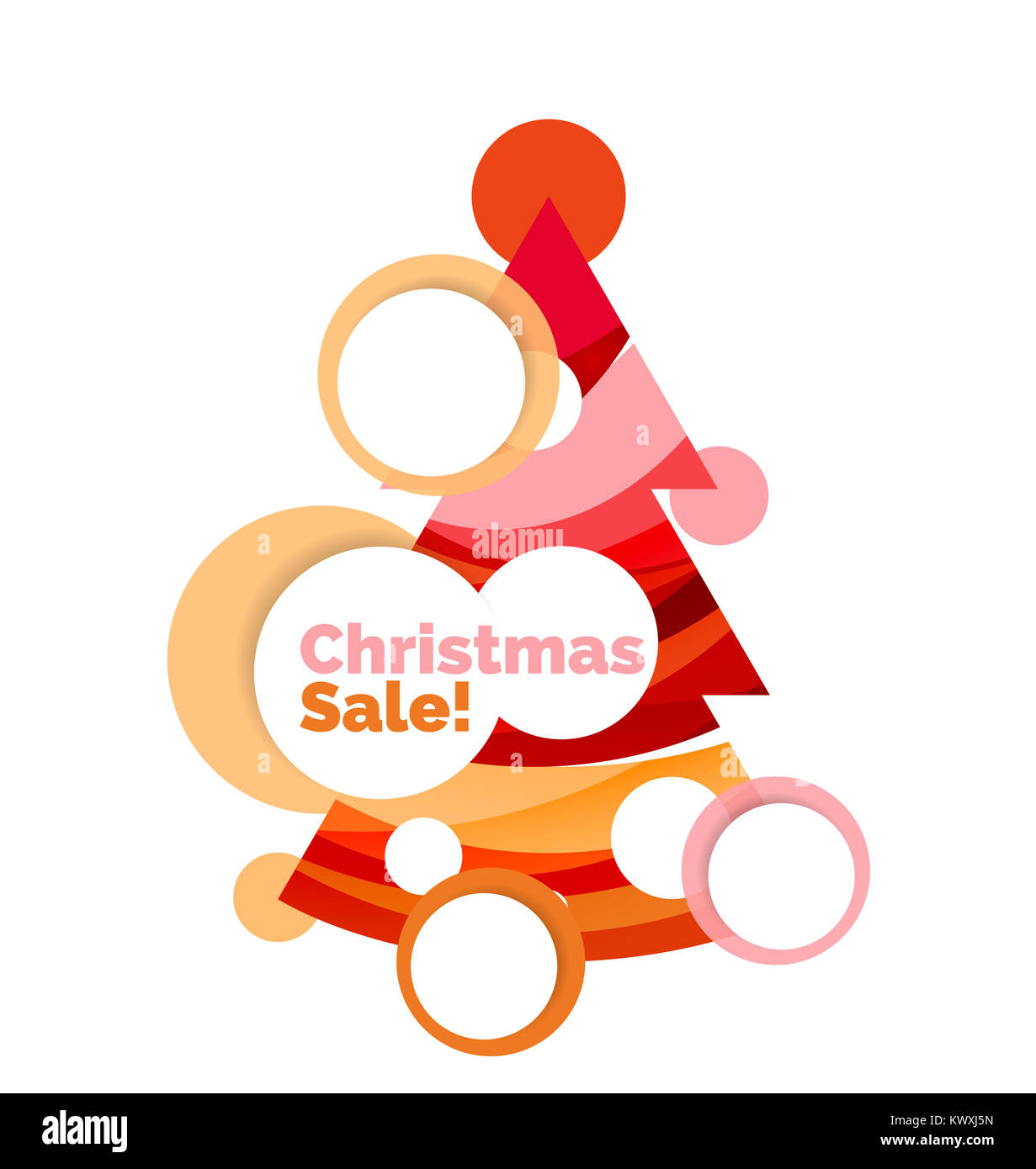 Christmas banner design with blank space for promo text. illustration ...