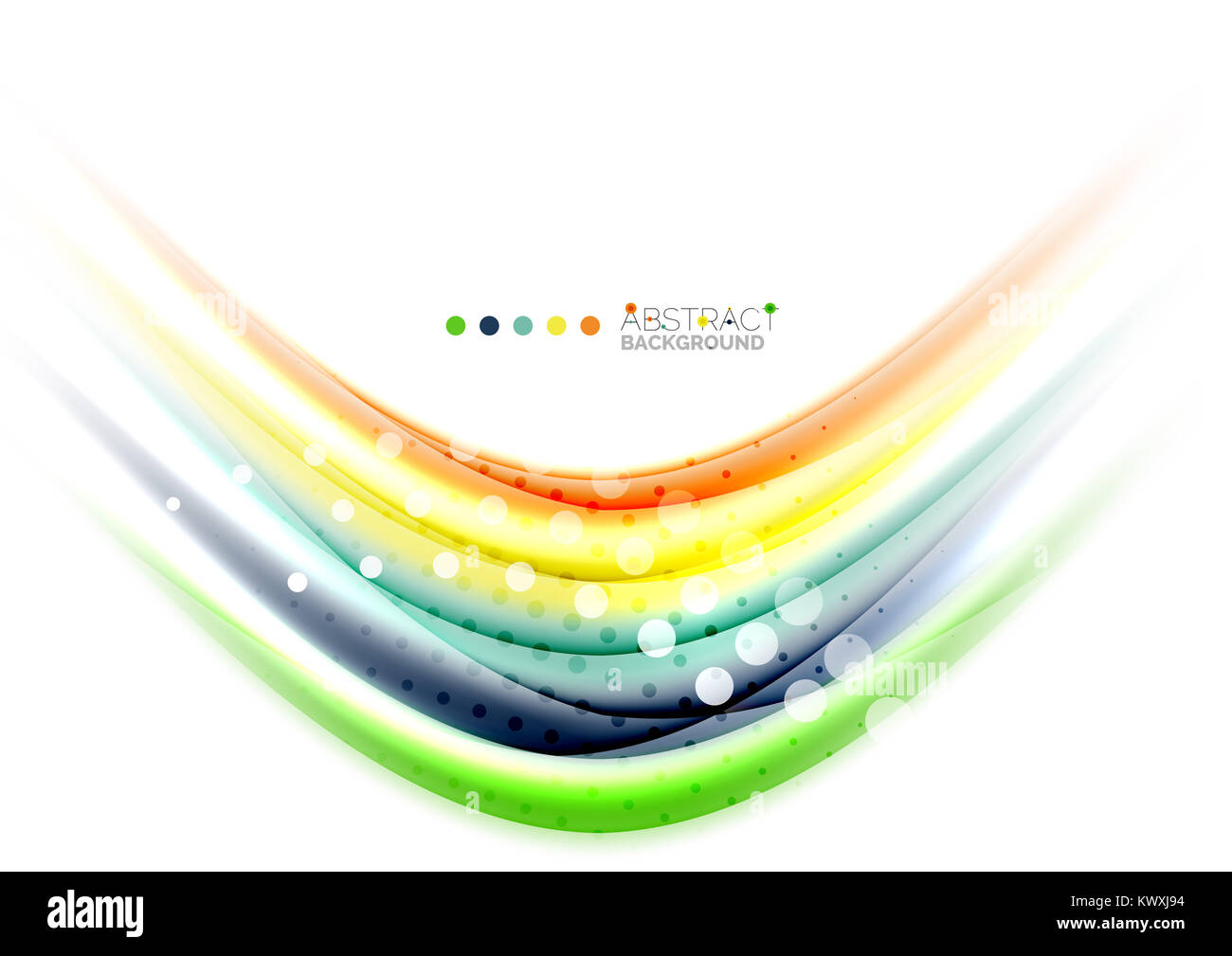 Abstract wave on white, background template Stock Photo - Alamy