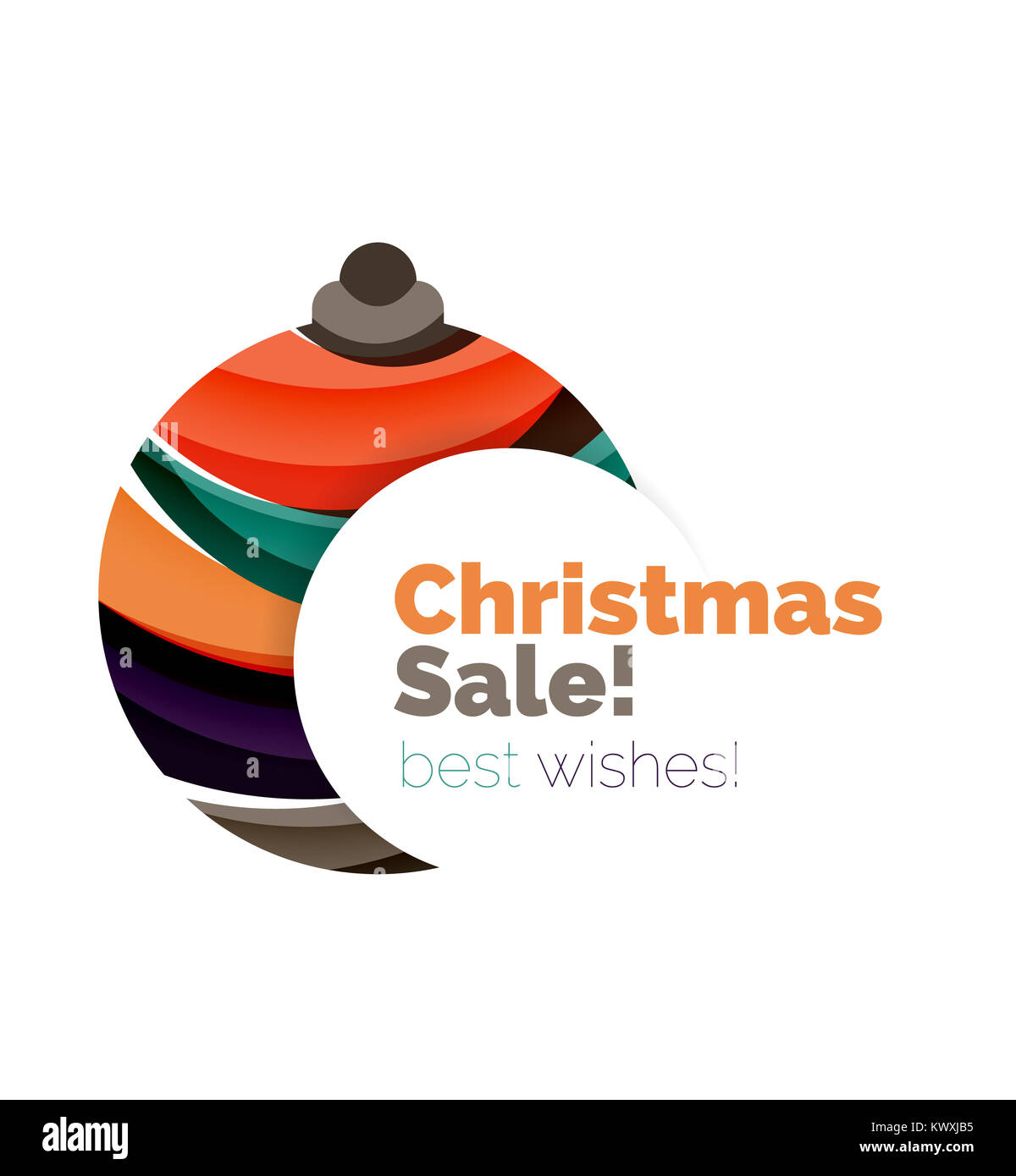 Christmas banner design with blank space for promo text. illustration ...