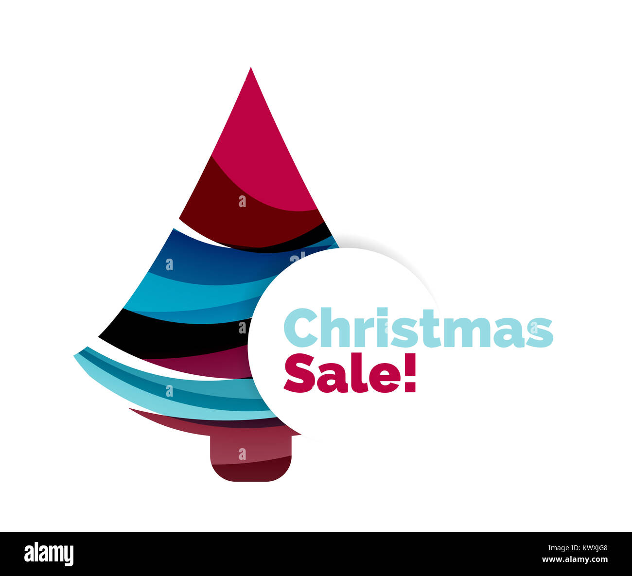 Christmas banner design with blank space for promo text. illustration ...