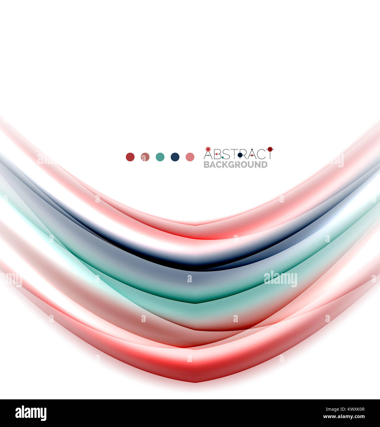 Multicolored lines on white, motion concept abstract background Stock ...
