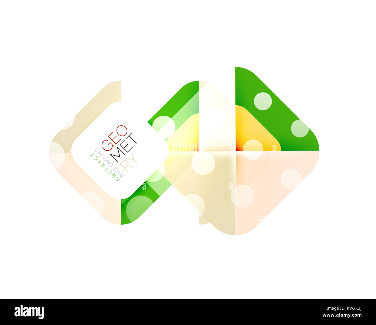 Geometric orange black diamond Cut Out Stock Images & Pictures - Alamy