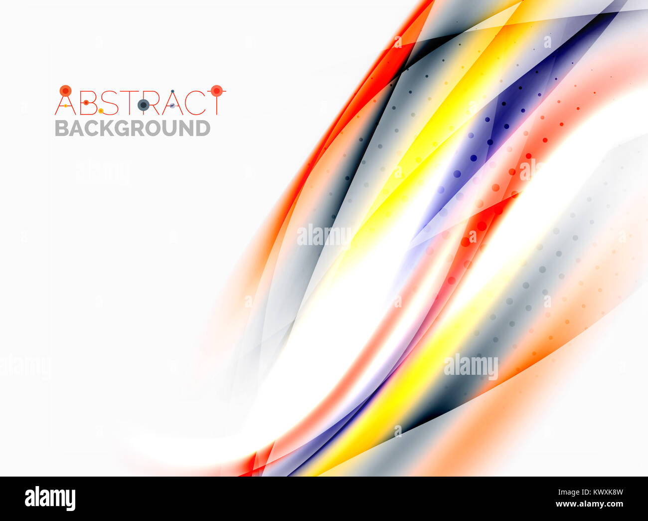 Smooth lines, abstract background template Stock Photo - Alamy