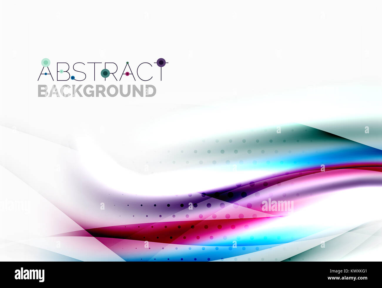 Smooth lines, abstract background template Stock Photo - Alamy