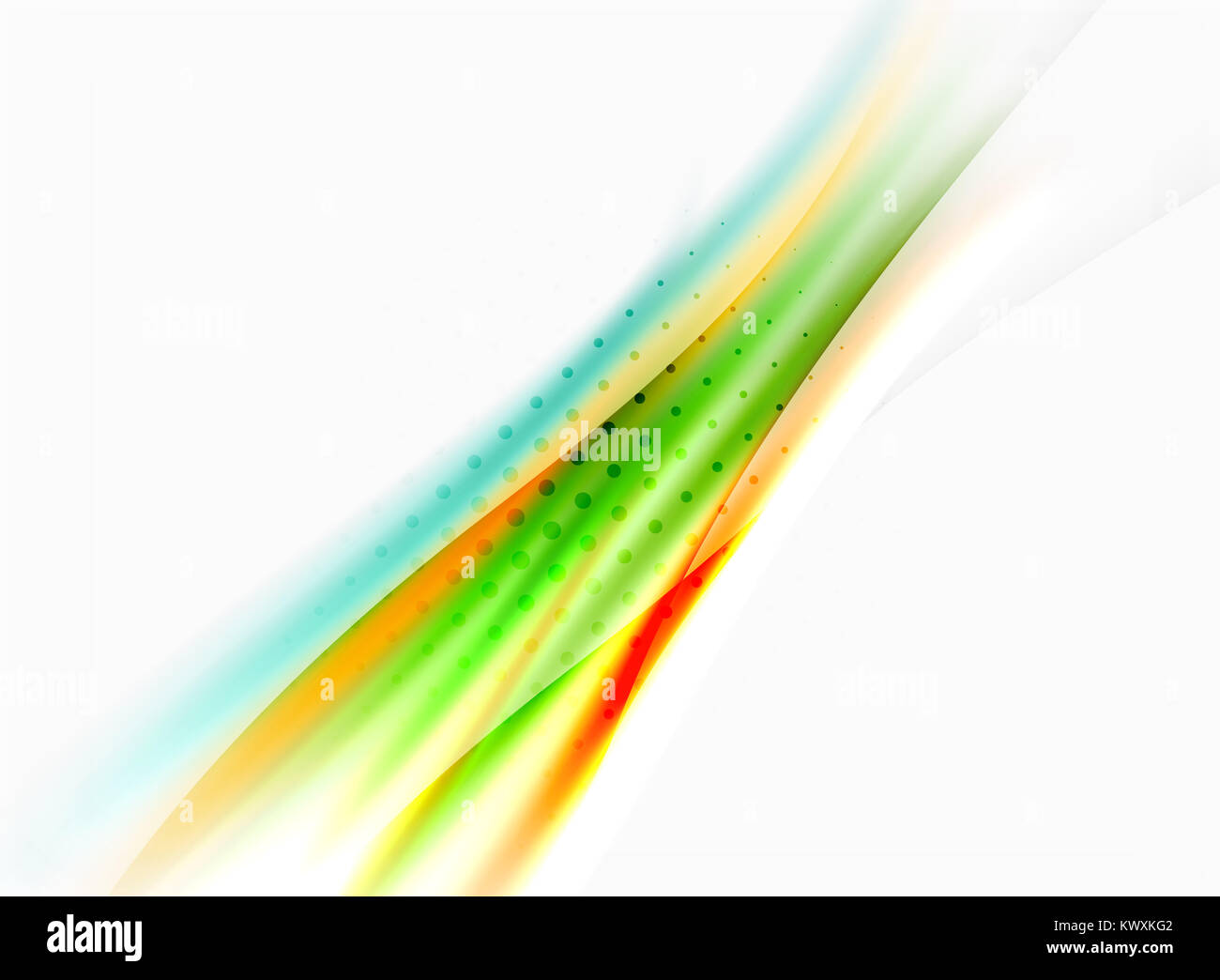 Neon effect wavy bright Cut Out Stock Images & Pictures - Alamy