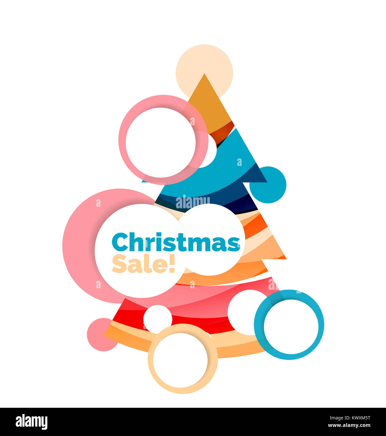 Christmas banner design with blank space for promo text. illustration ...