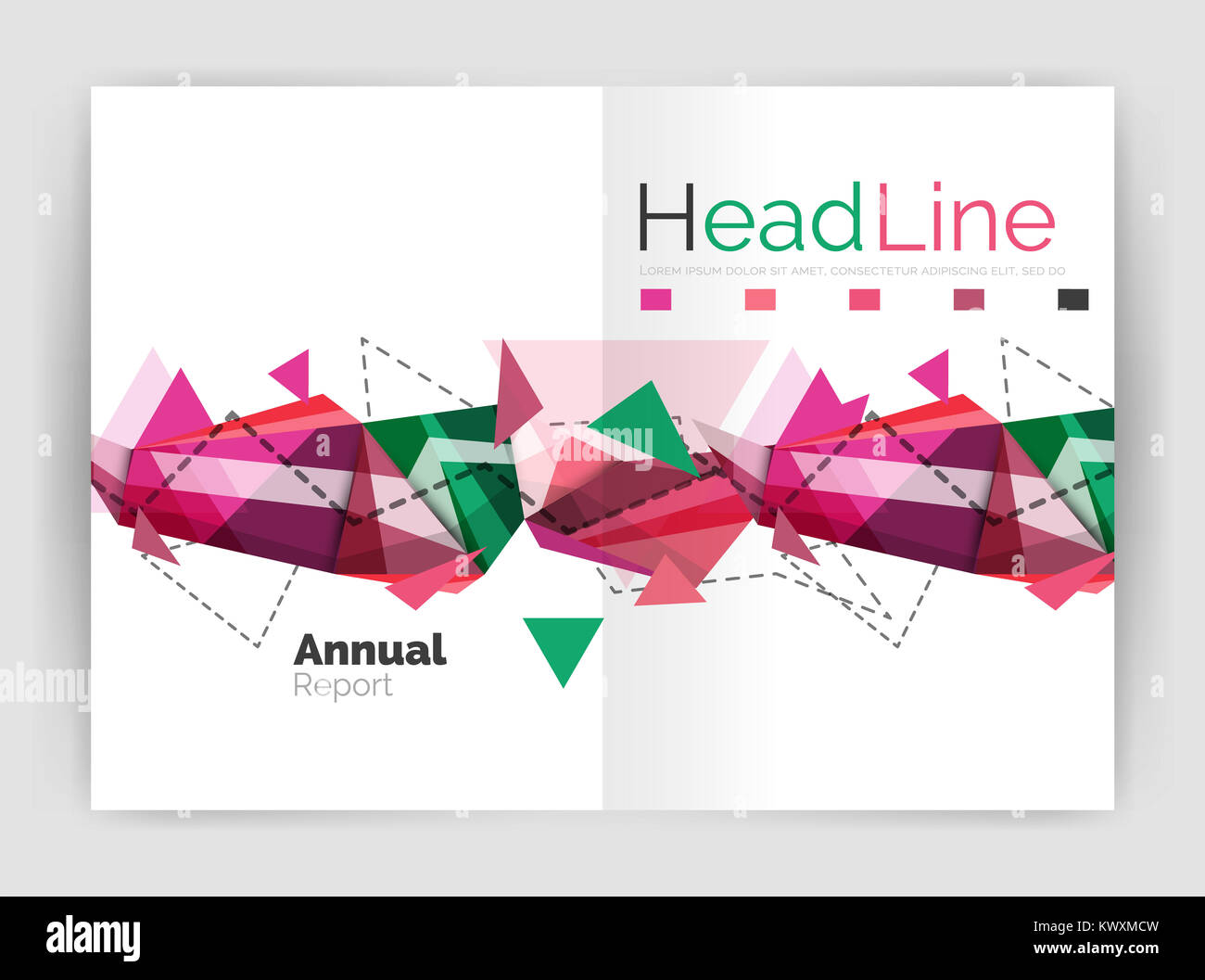 Triangle abstract background. illustration Stock Photo - Alamy