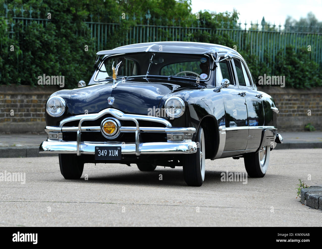 1950 Custom Fordor sedan or 'Shoebox' Ford classic American car Stock ...