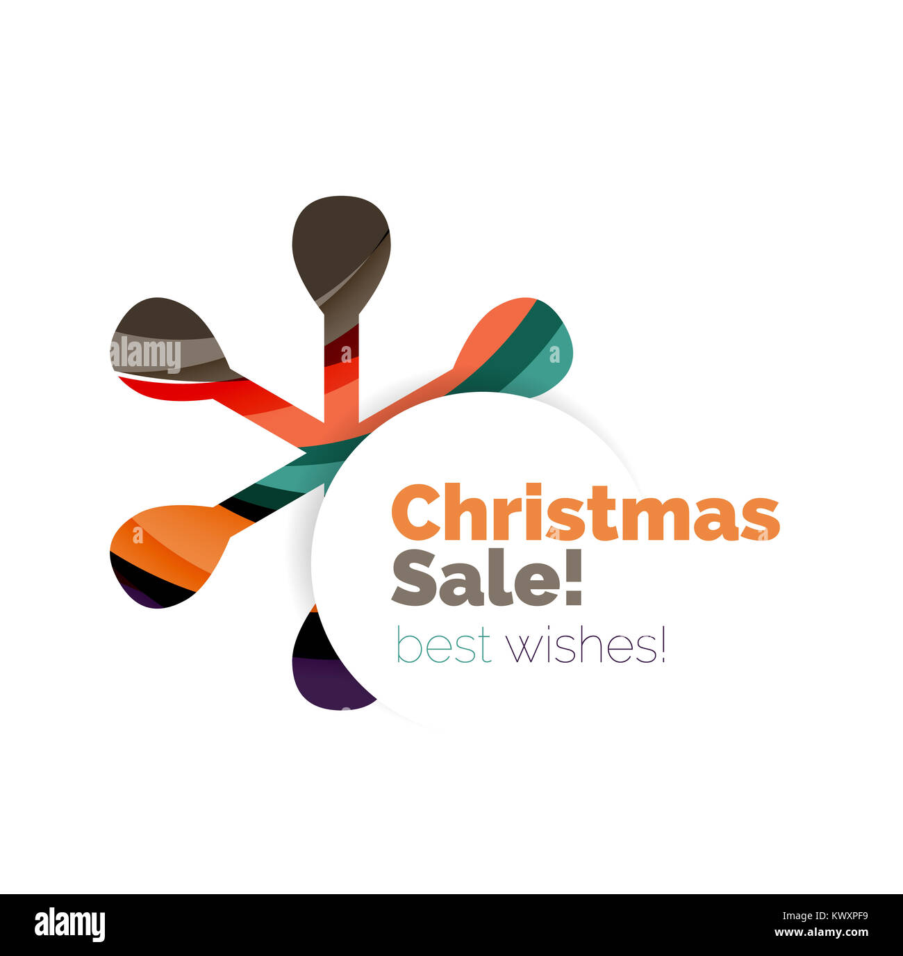 Christmas banner design with blank space for promo text. illustration ...