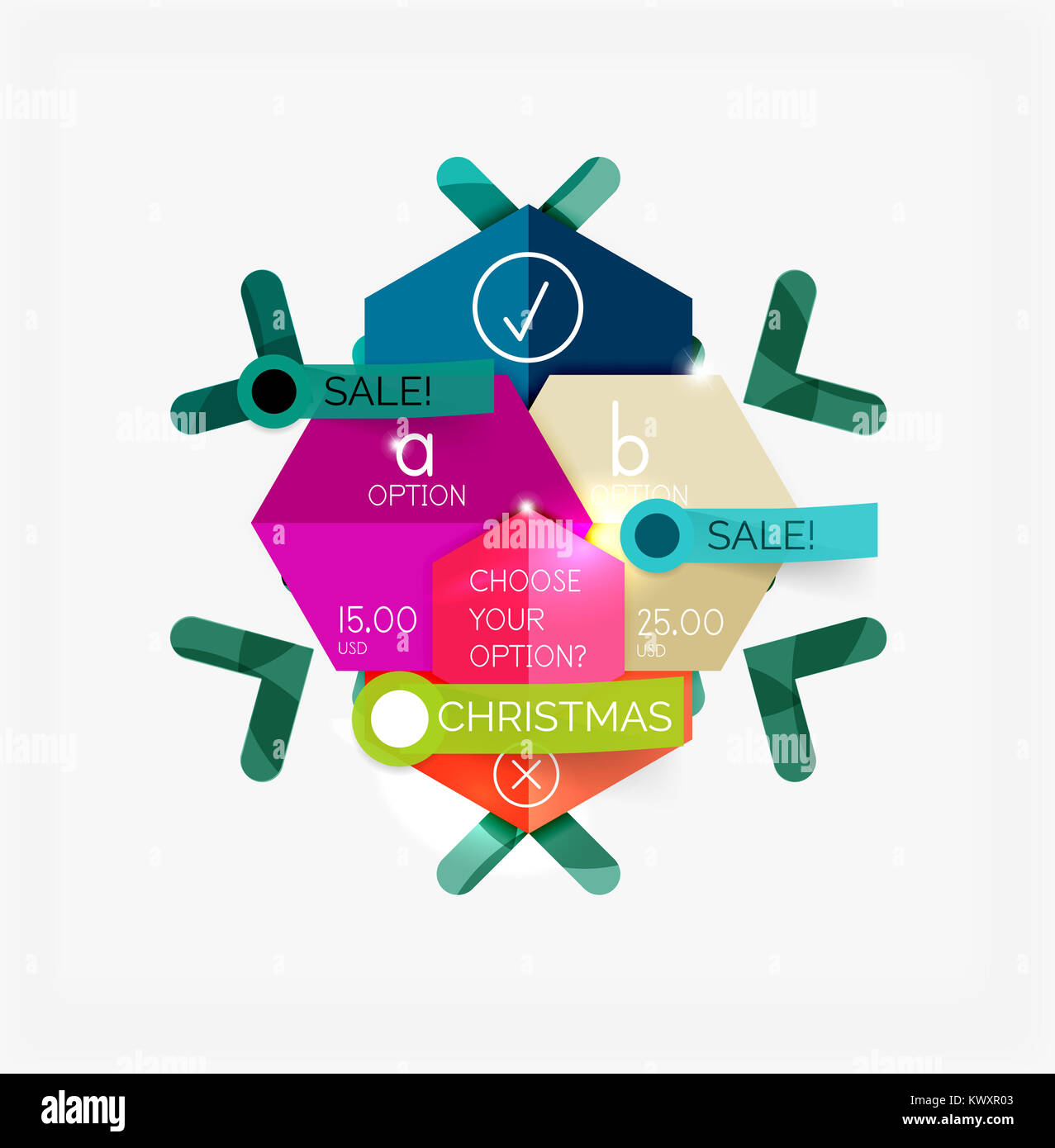 Merry christmas banner nativity Cut Out Stock Images & Pictures - Alamy