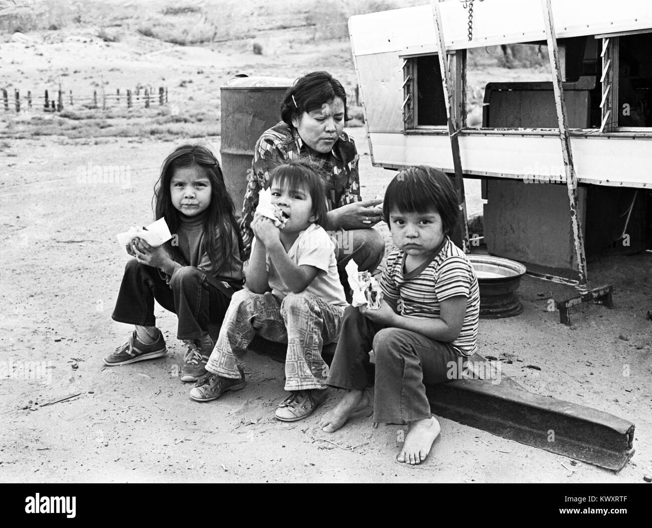 Early 1970s navajo children hi-res stock photography and images - Alamy