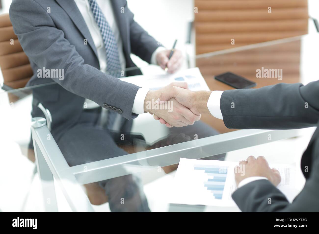 handshake business partners at a meeting in the office Stock Photo - Alamy