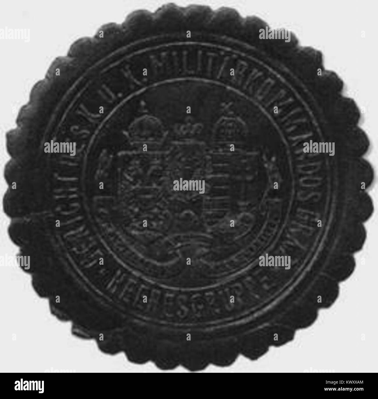 Official seal from military Black and White Stock Photos & Images - Alamy