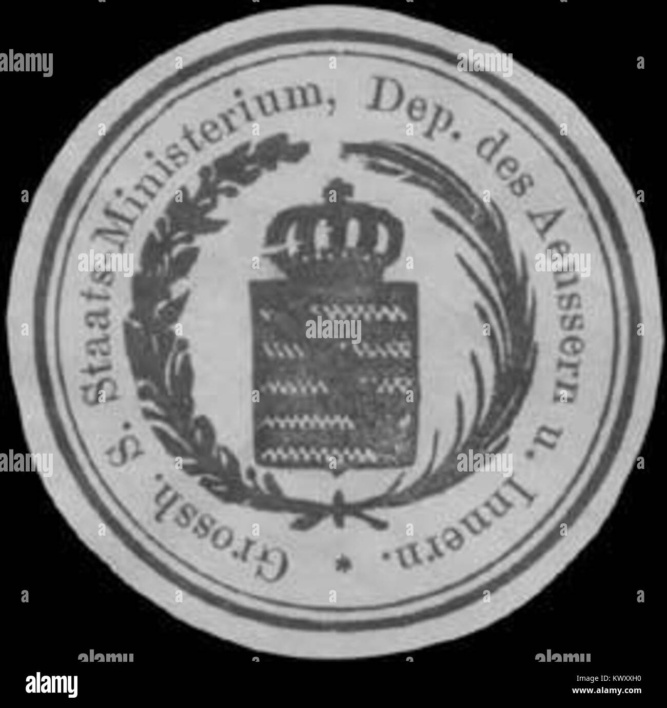 Ministry the interior Black and White Stock Photos & Images - Alamy