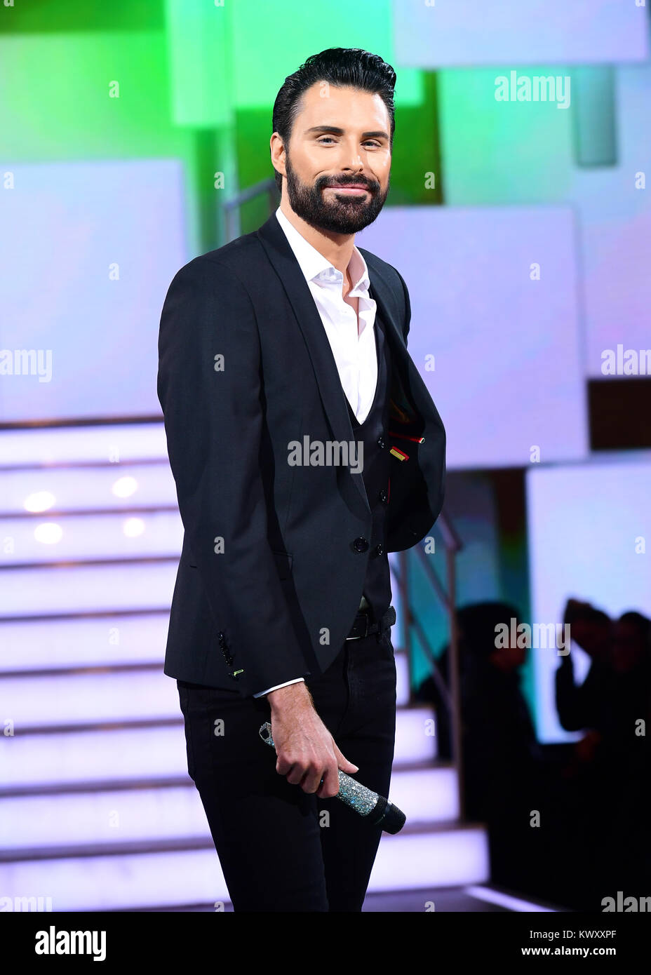 Presenter Rylan Clark during the Celebrity Big Brother Men's Launch ...