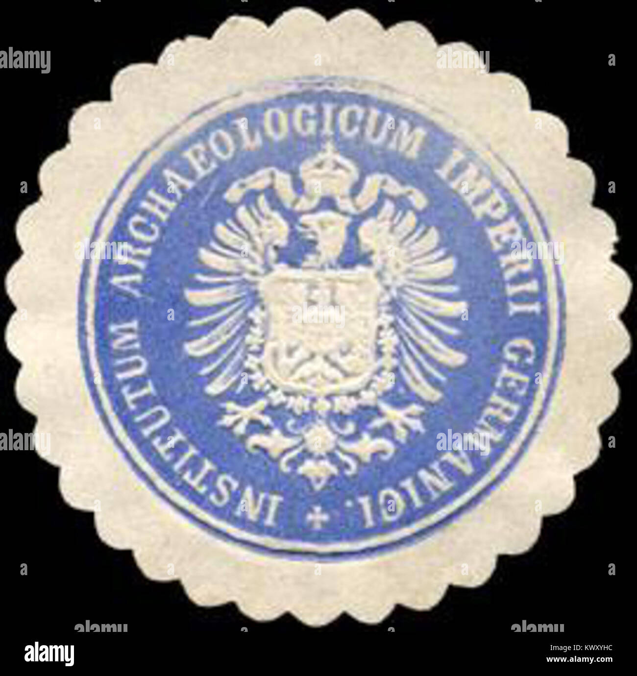Seal of the German Archaeological Institute, representing authority ...