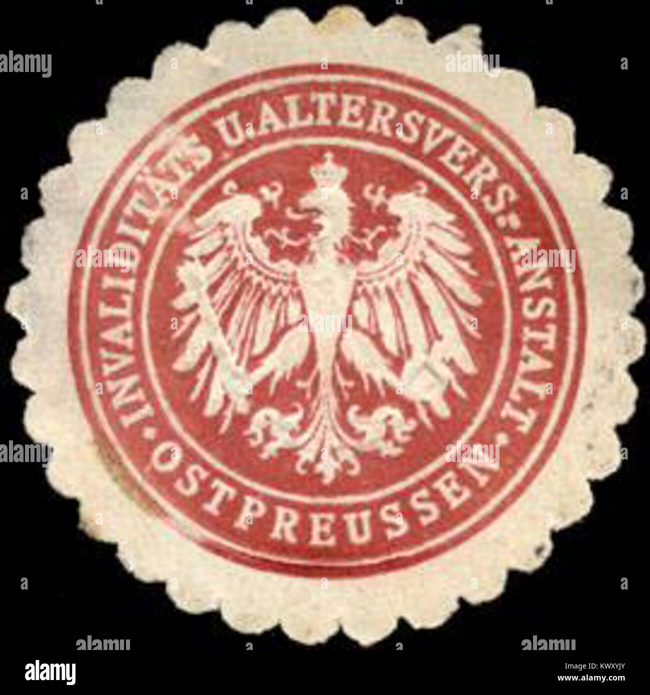 A photograph of the seal for the Disability and Old Age Insurance ...