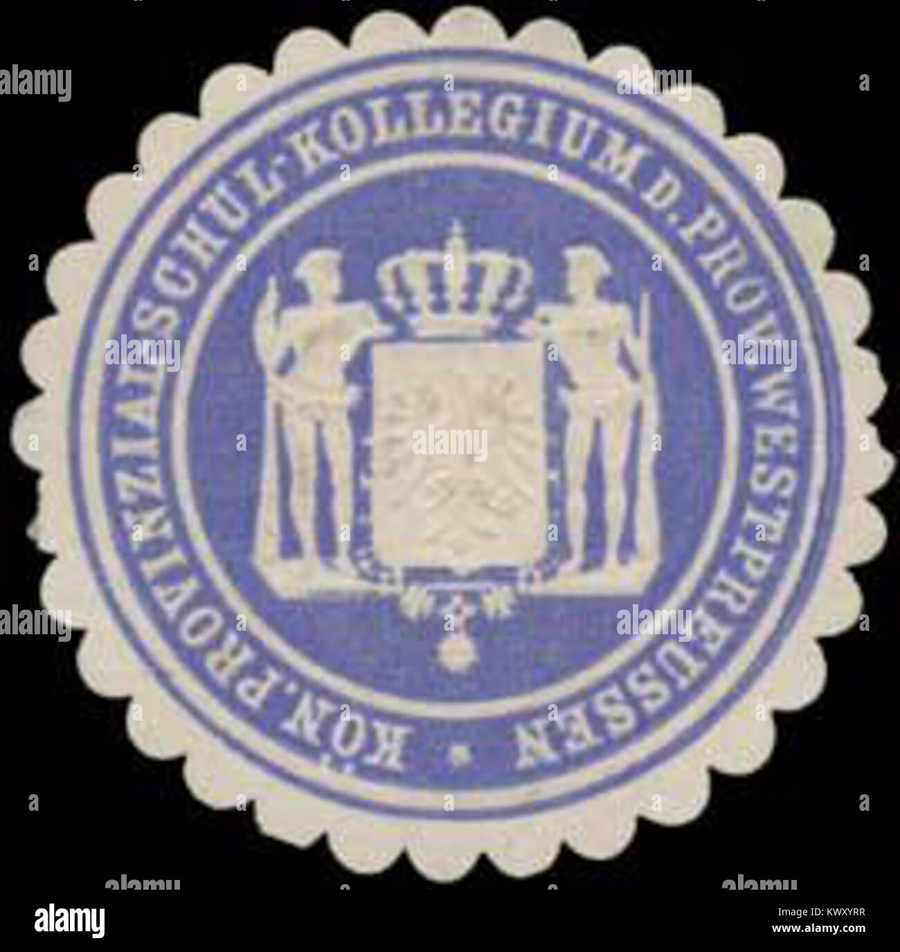 A seal used by the Provincial School College of West Prussia ...