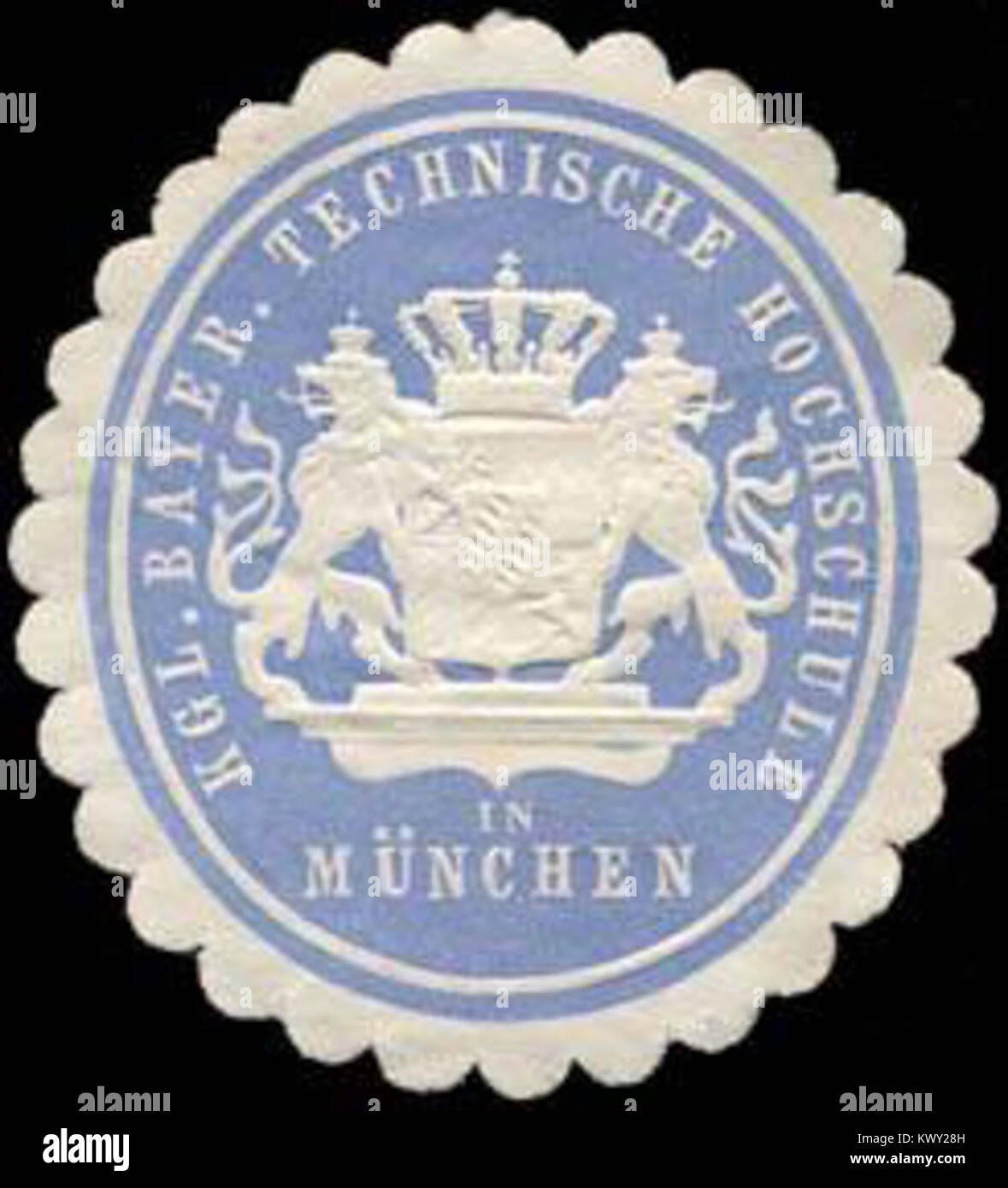 Seal from the Royal Bavarian Technical University in Munich, Germany ...