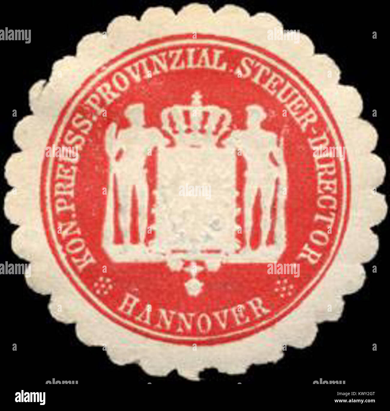 This image shows the official seal of the Königlich Preussischer ...