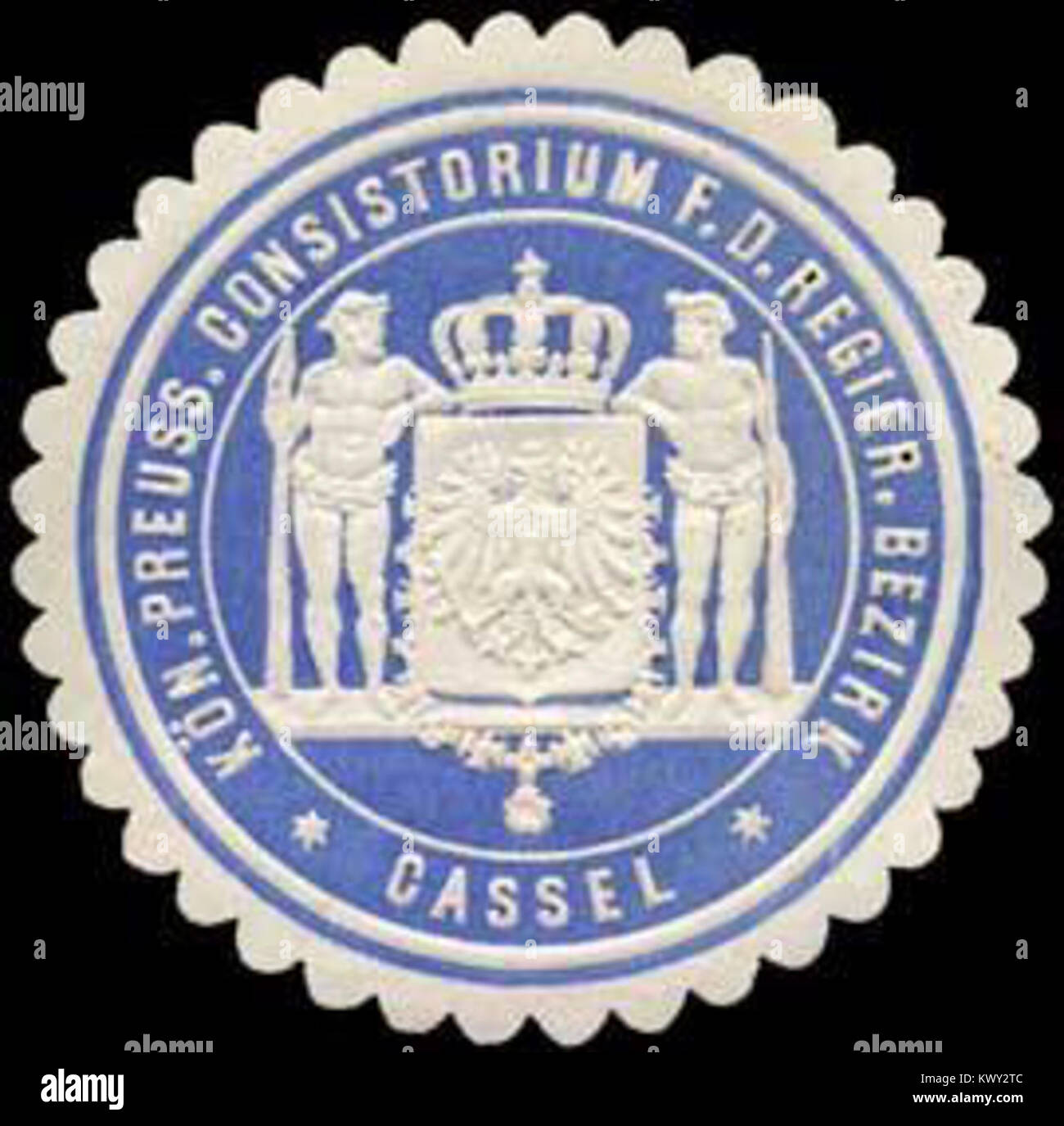 This seal mark refers to the official insignia used by the Royal ...