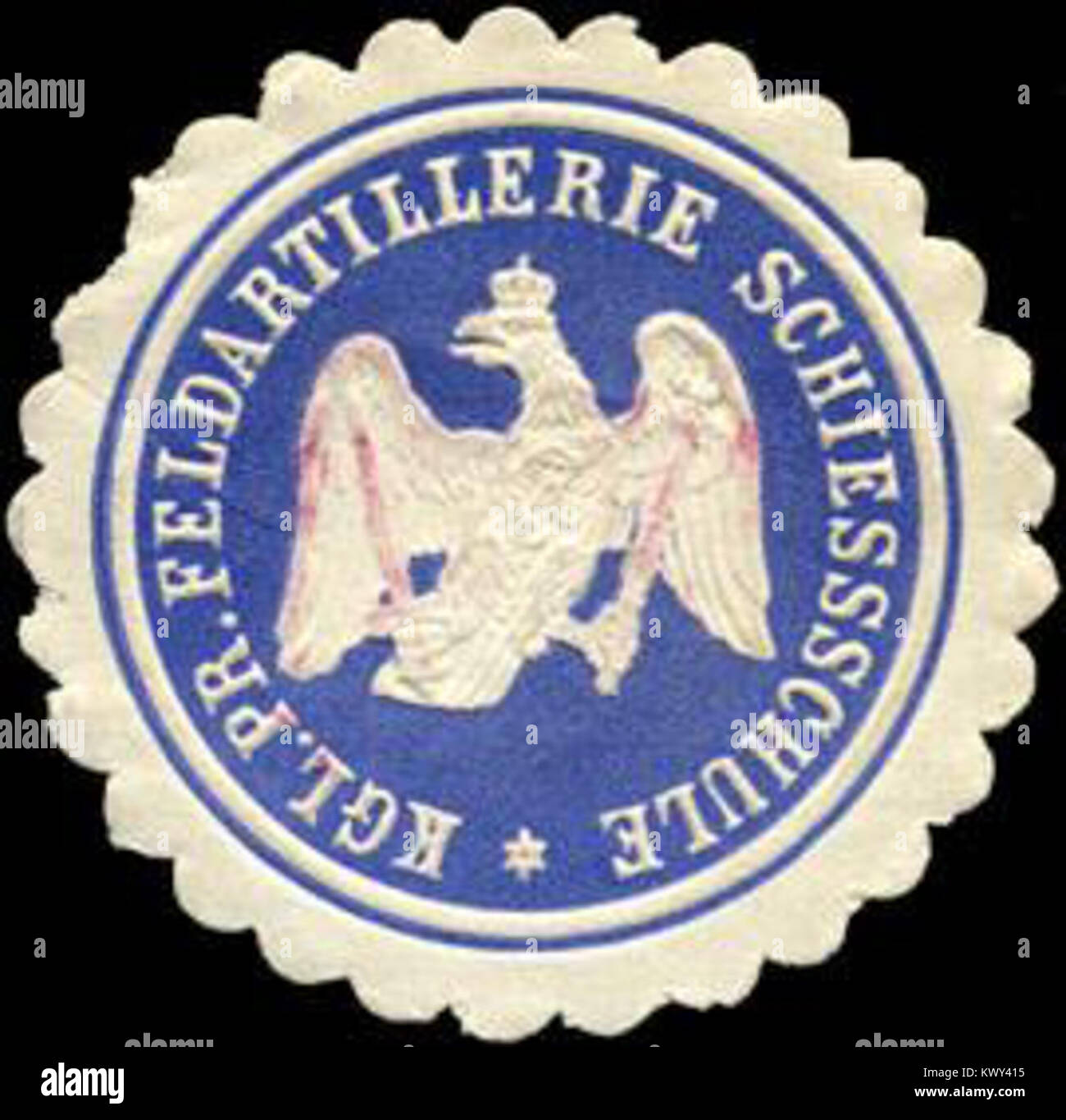 This seal from the Royal Prussian Field Artillery Shooting School was ...