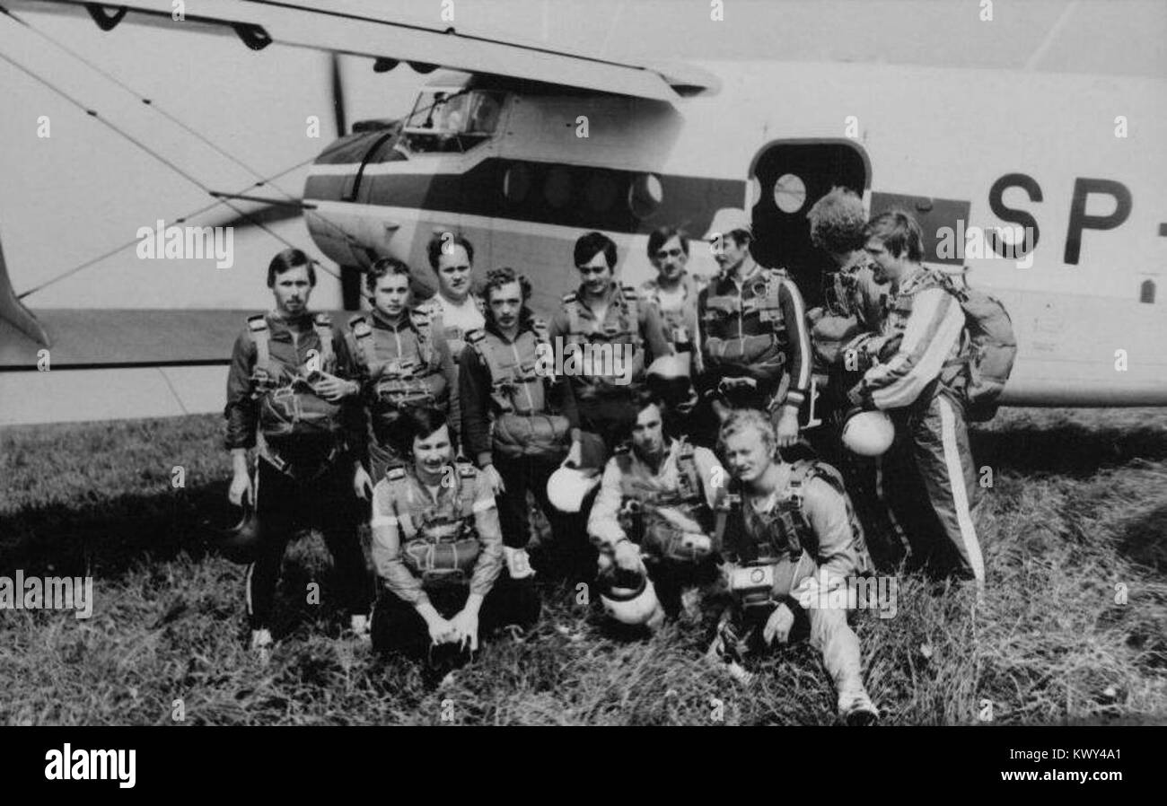 A photograph from the 1978 International Parachuting Competition in ...