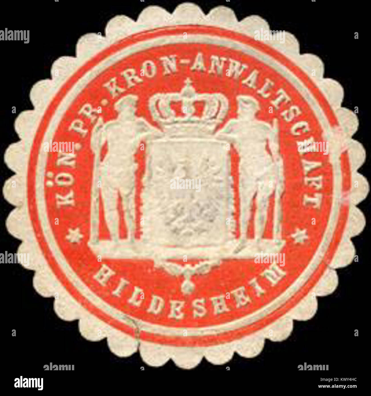 The Königlich Preußische Kron (Royal Prussian Crown) seal from ...