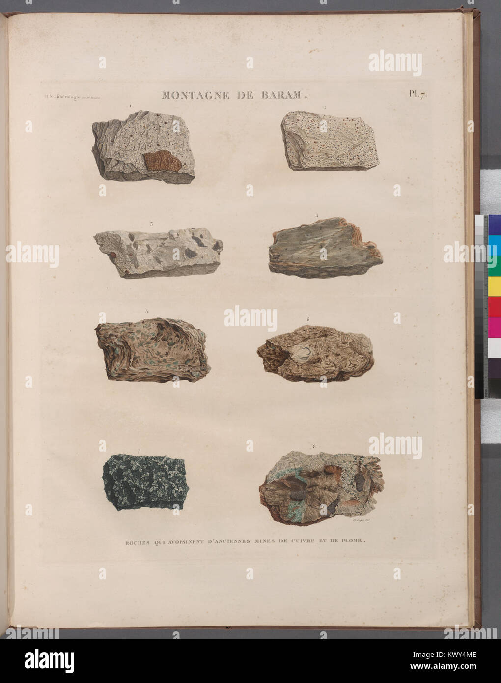This title refers to a mineralogical study of the Baram Mountain ...
