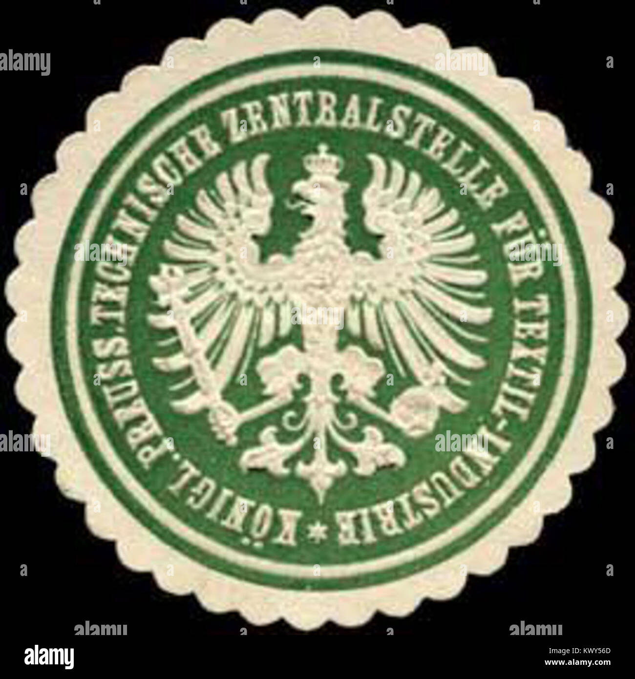 The Siegelmarke, or seal, from the Königlich Preussische Technische ...