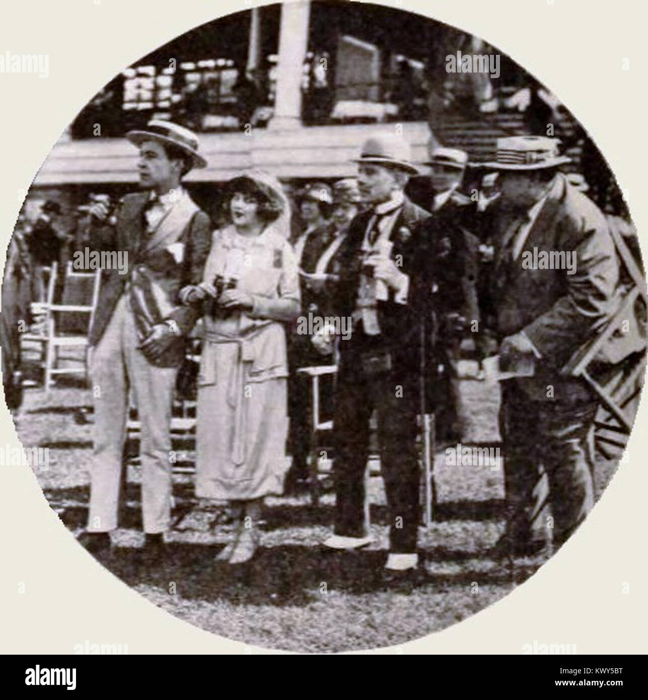 A 1920 film titled 'Meet Betty's Husband,' depicting social ...