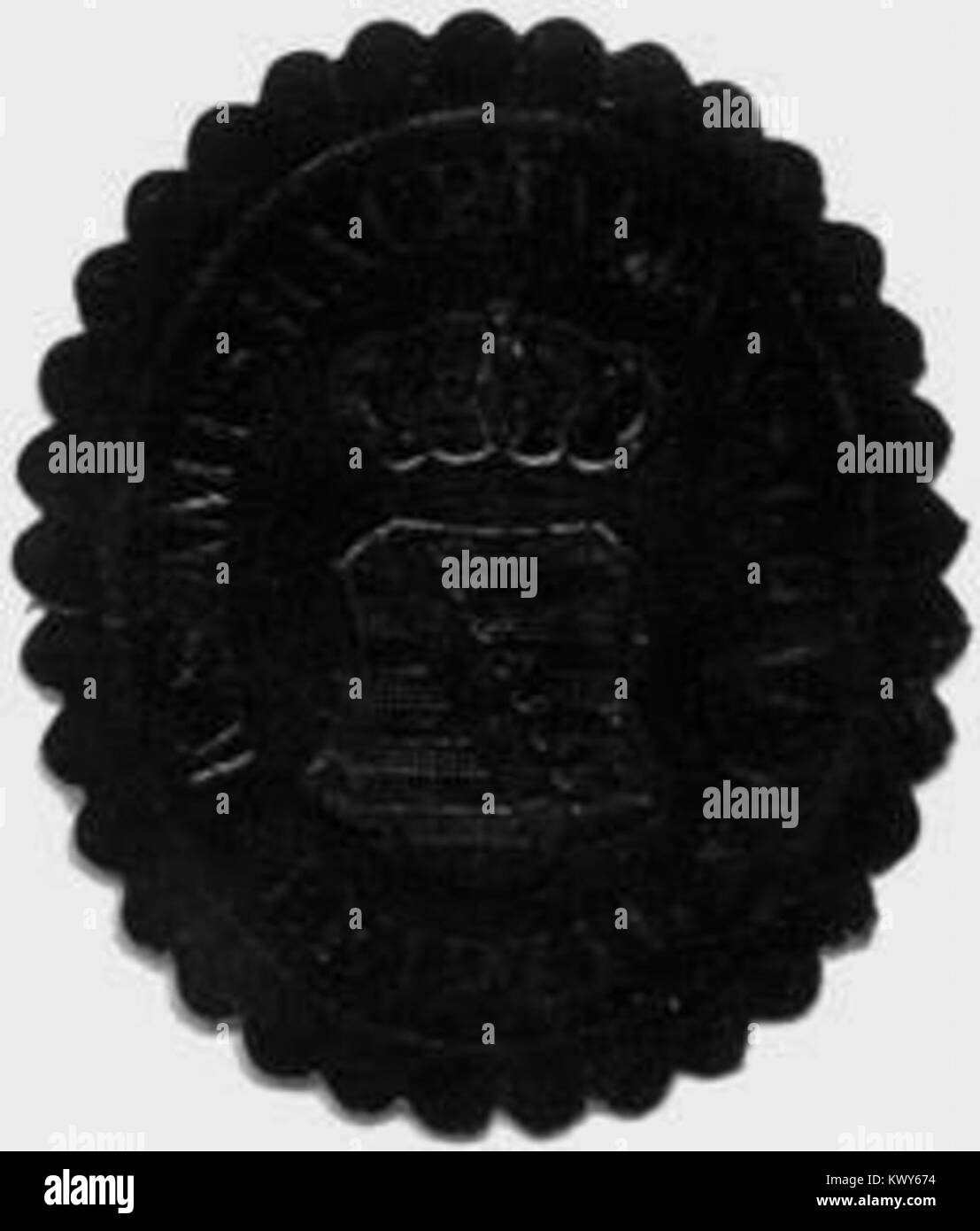 This seal was used by the Royal Saxon Administrative Authority in ...