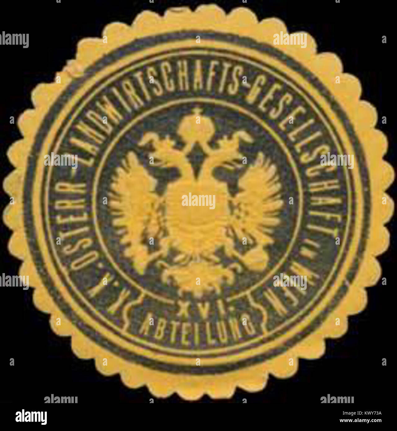 This seal mark belongs to the Imperial and Royal Austrian Agricultural ...
