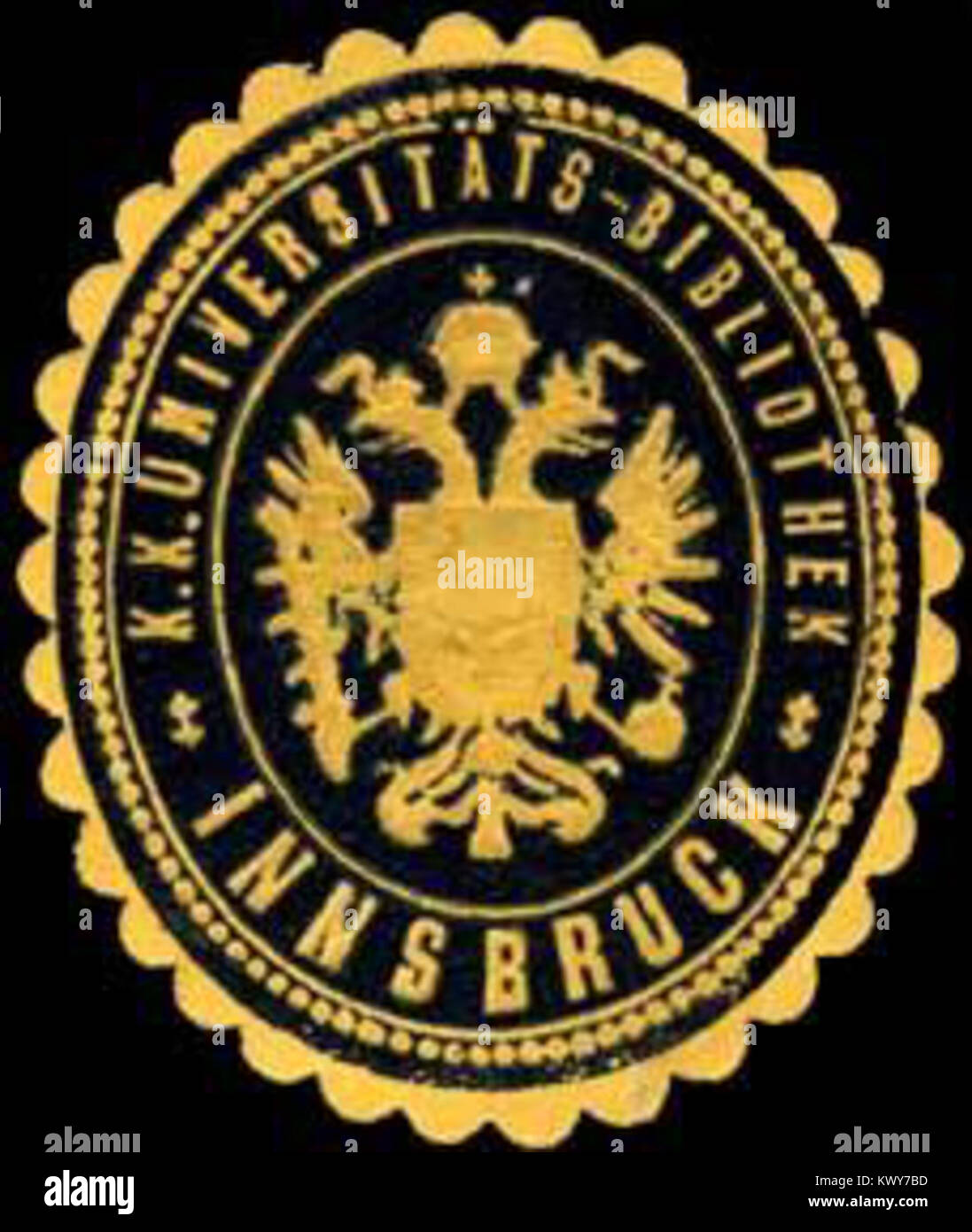 This image represents the seal of the Imperial University Library of ...