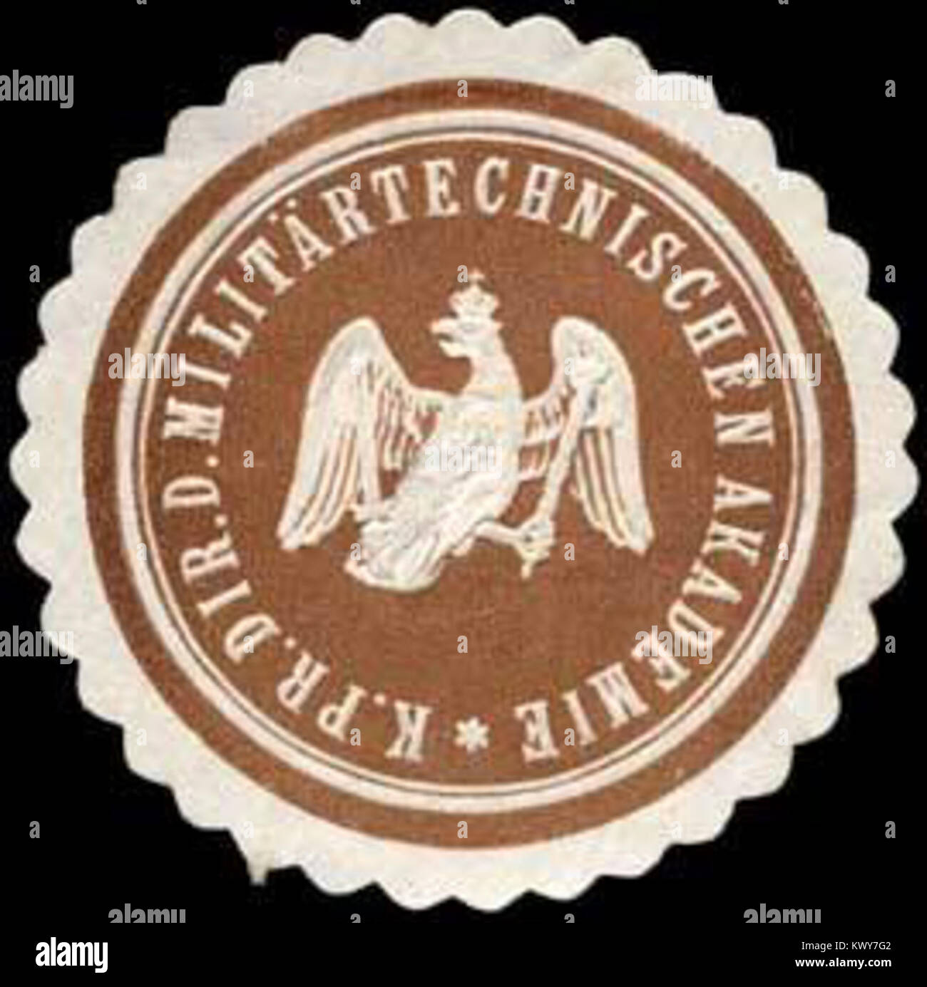 This seal represents the Prussian Military Technical Academy ...