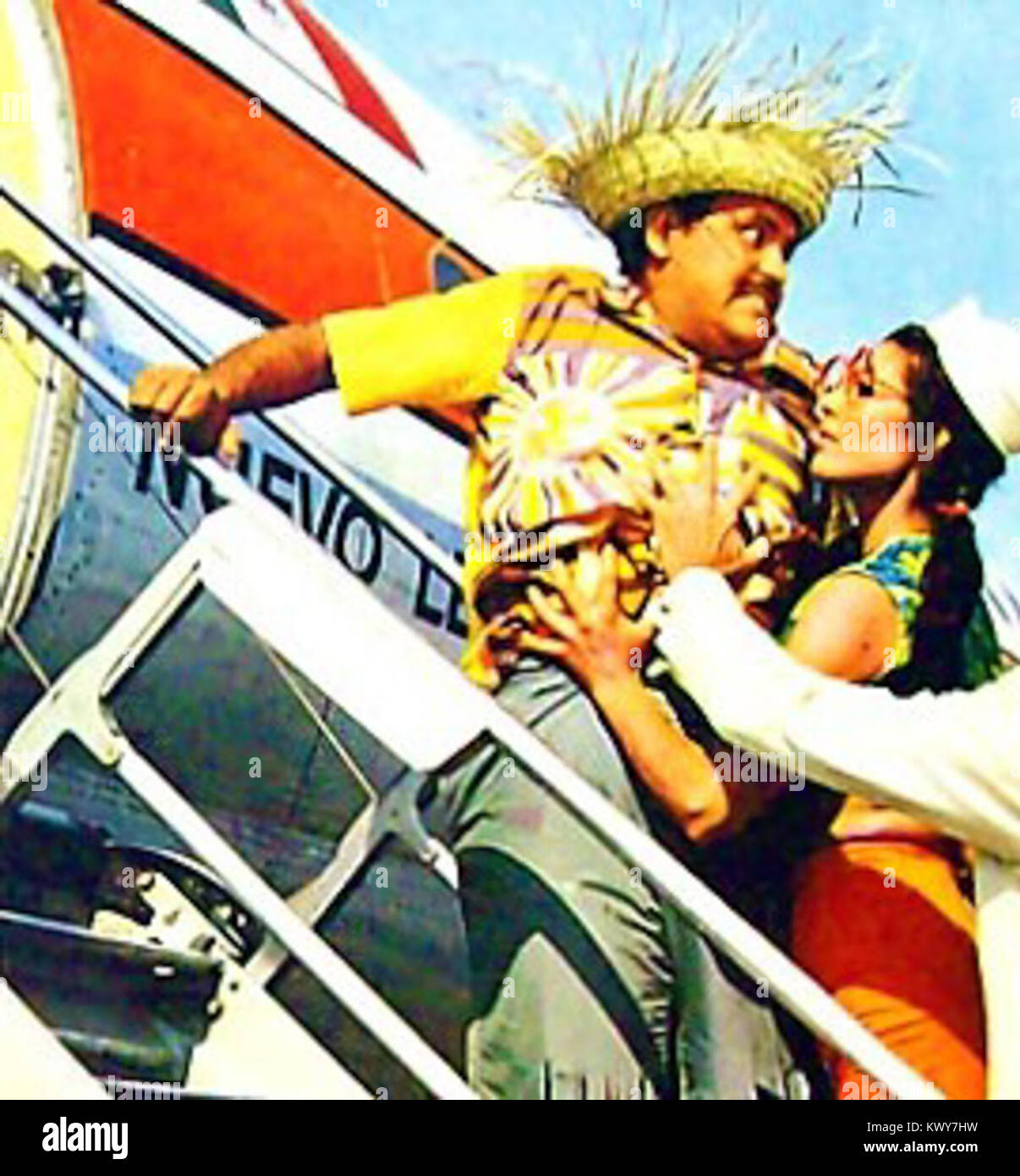 Mexican comedian Capulina and actress Lina Marín star in the 1960s ...