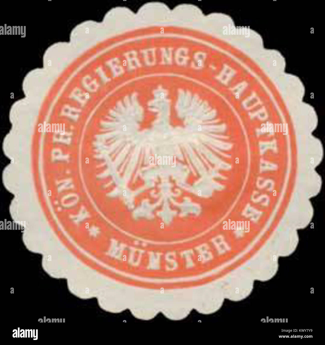 This seal was used by the K.Pr. Regierungs-Hauptkasse (Royal Prussian ...
