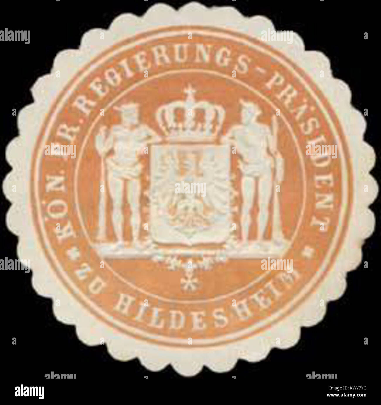 This official seal, used by the Prussian Government President of ...
